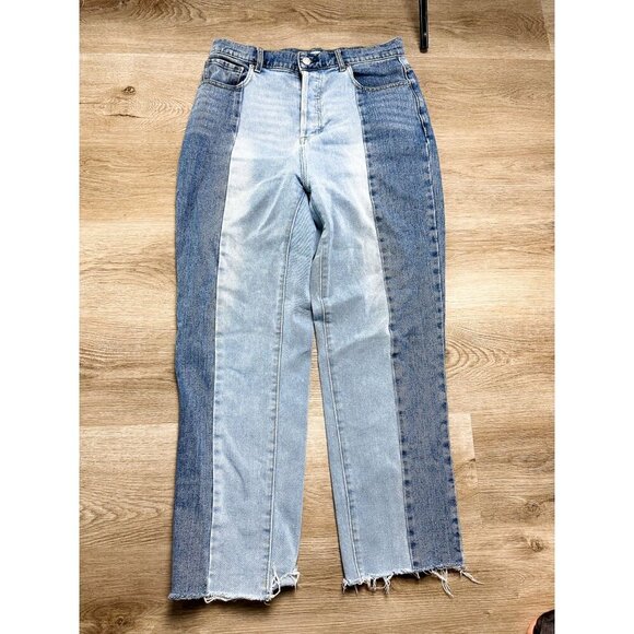PacSun | Jeans | Pacsun High Rise Straight Split Denim Jeans 29 Blue ...